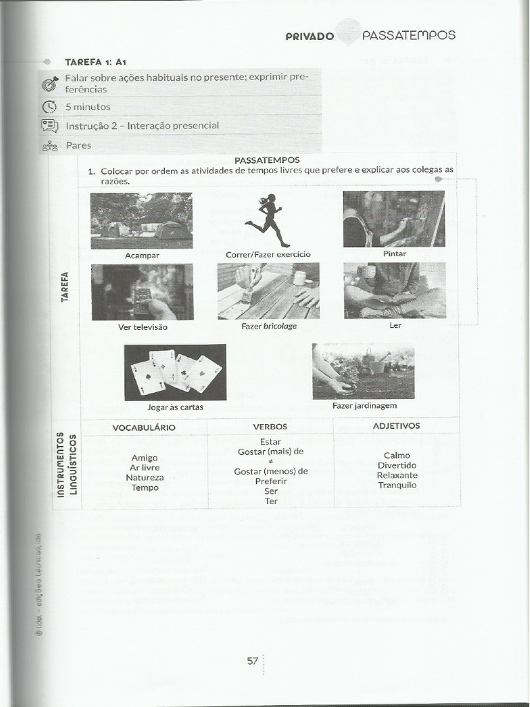 Por Falar Nisso - Lazer | PDF