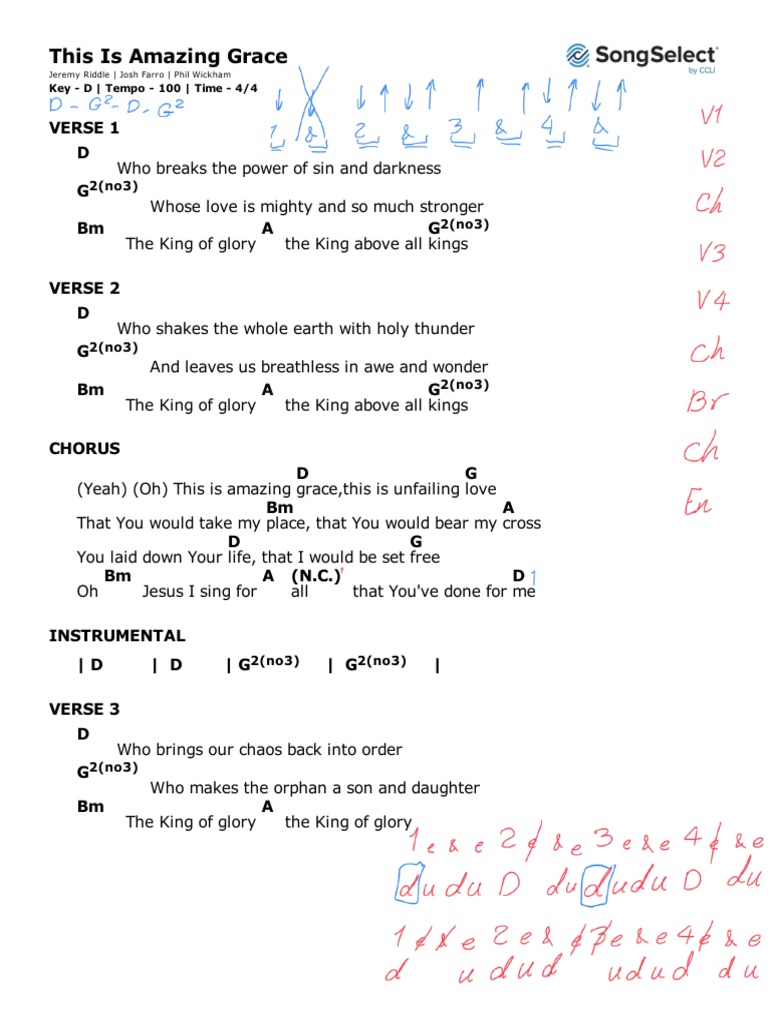 This Is Amazing Grace D | PDF