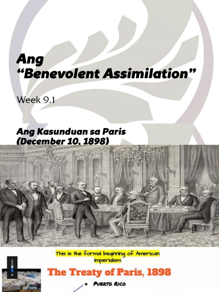 McKinley's Benevolent Assimilation Policy | PDF | International ...