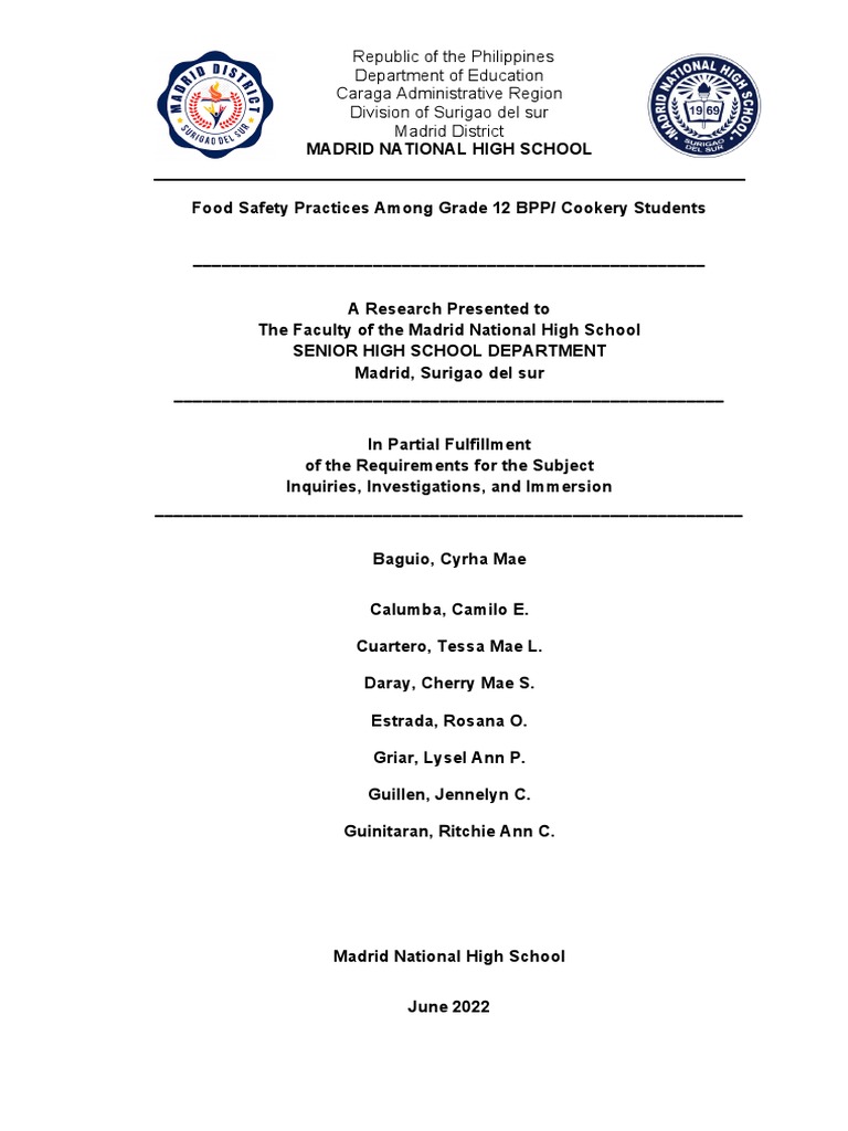 Chapters 1 3 Sample Research Template | PDF | Sampling (Statistics ...