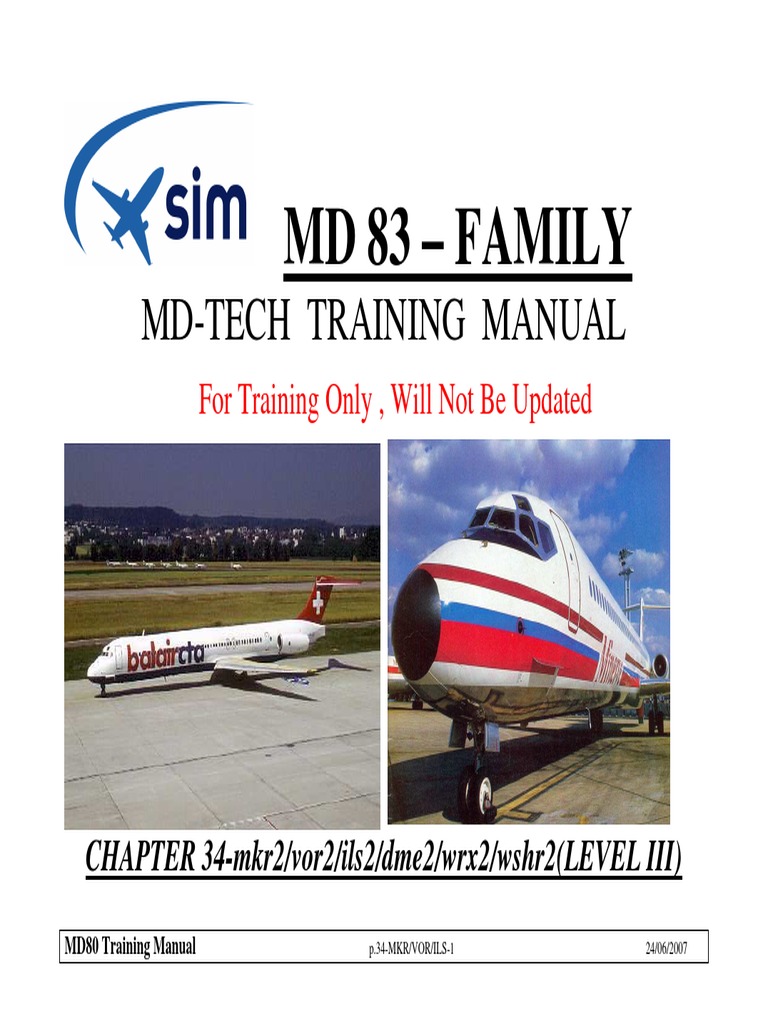 Sim TTM 83-34 - MKR Vor Ils Dme WXR - Level3 | PDF | Information And Communications Technology ...