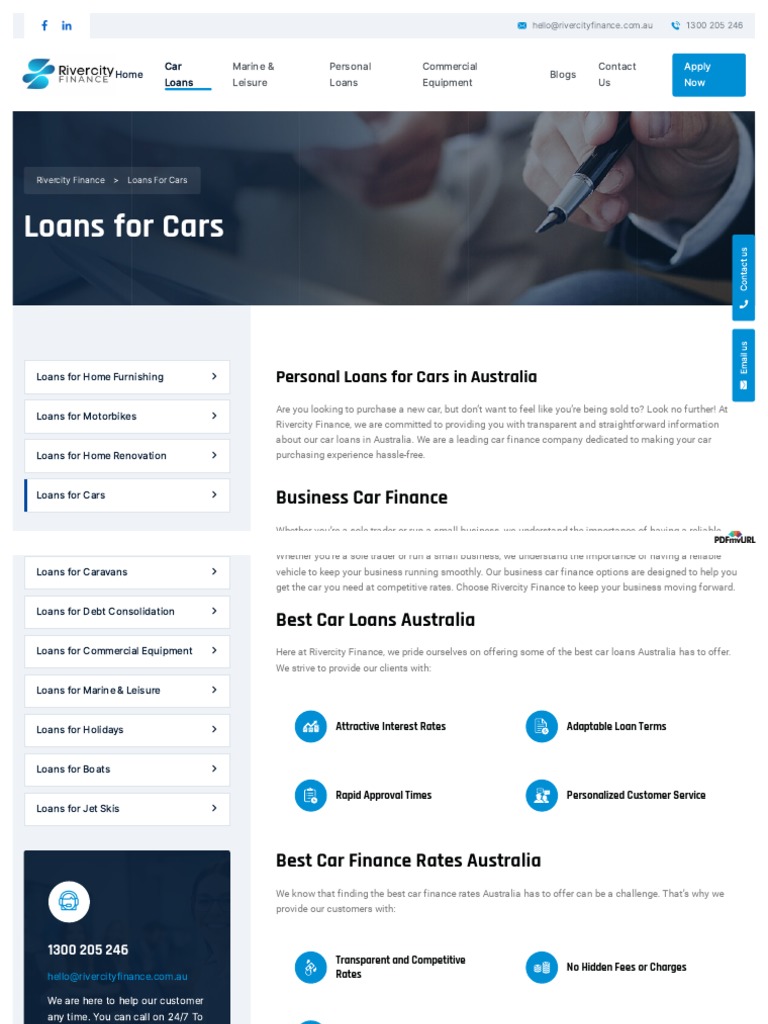 Compare and Save: The Best Car Finance Rates in Australia | PDF | Loans ...