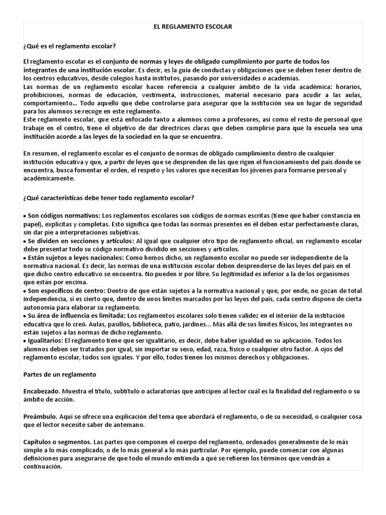 REGLAMENTOS | PDF | Regulación | Institución