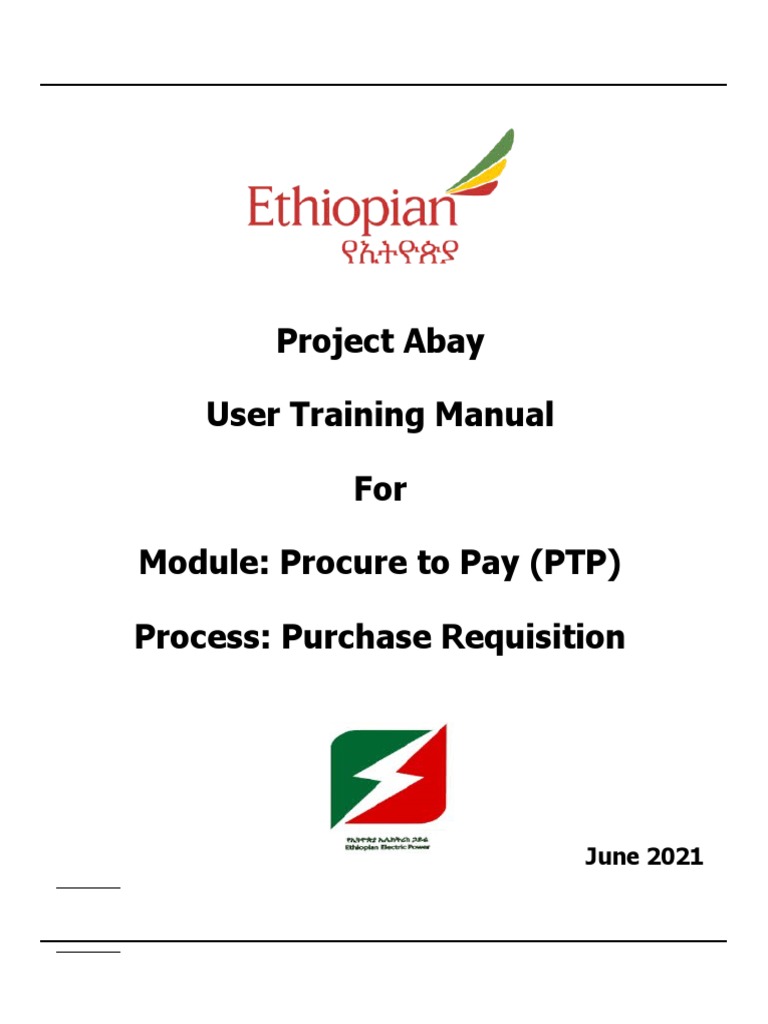 SAP - EEP - PTP - Purchase Requisation User Manual V2. | PDF | Software | Computing