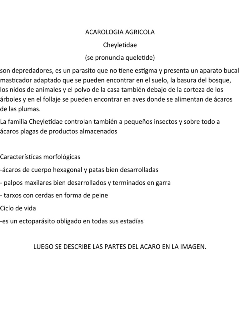 Acarologia Agricola | PDF | Ciencia y matemáticas