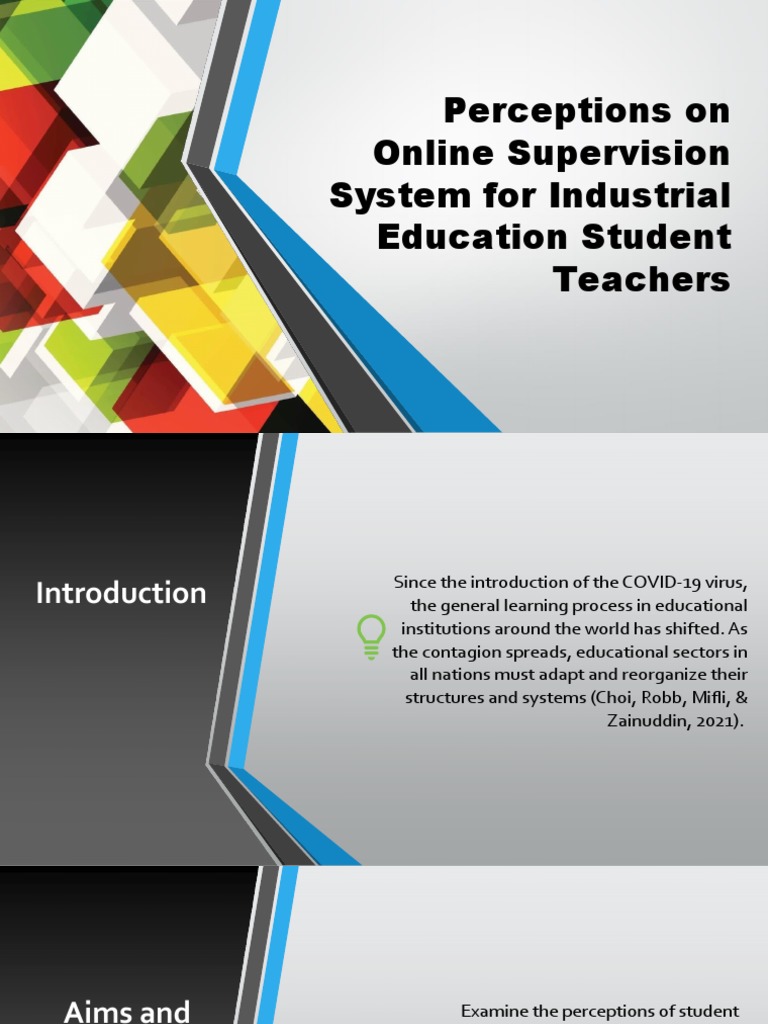 Student Teachers' Views on Online Supervision | PDF | Mentorship | Teachers