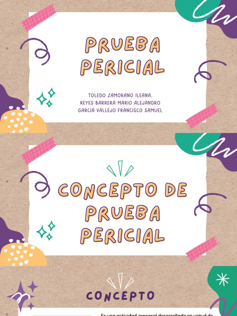 Tipos de Pruebas Periciales en Toledo | PDF | Testigo experto | Experto