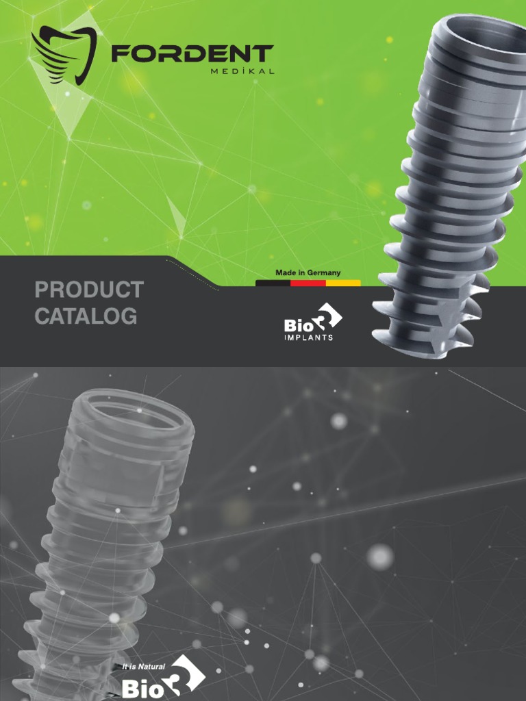 Bio3 Fordent Medikal | PDF | Dental Implant | Screw