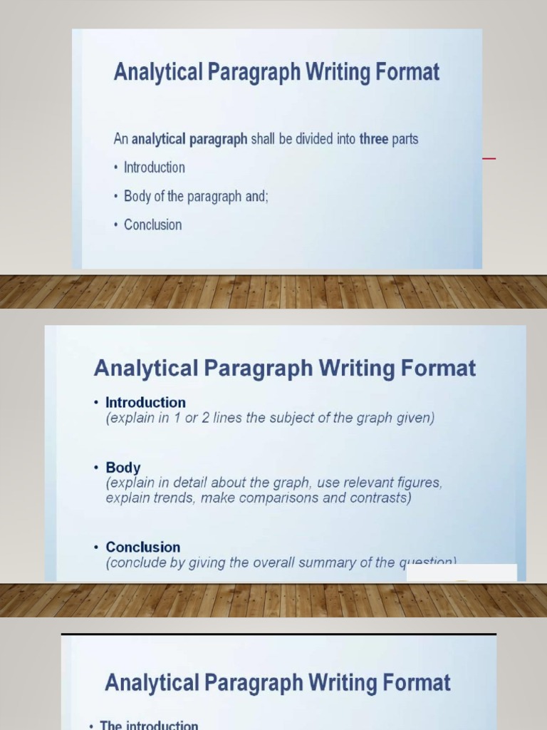 Analytical Paragraph 1 | PDF