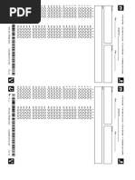 Zip Grade 100 Question V2 | PDF | Writing Implements | Stationery
