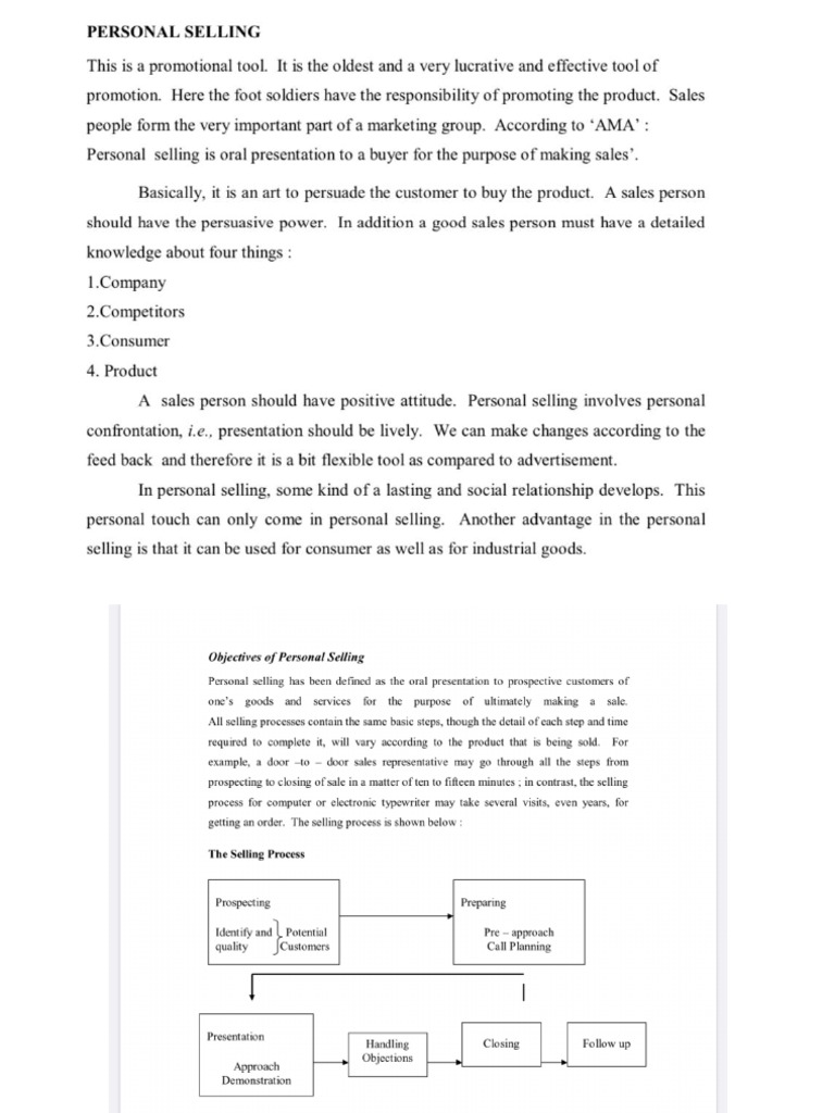Personal Selling | PDF