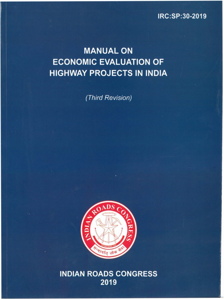 IRC SP 30: Economic Evaluation Standards | PDF | Interest | Prices