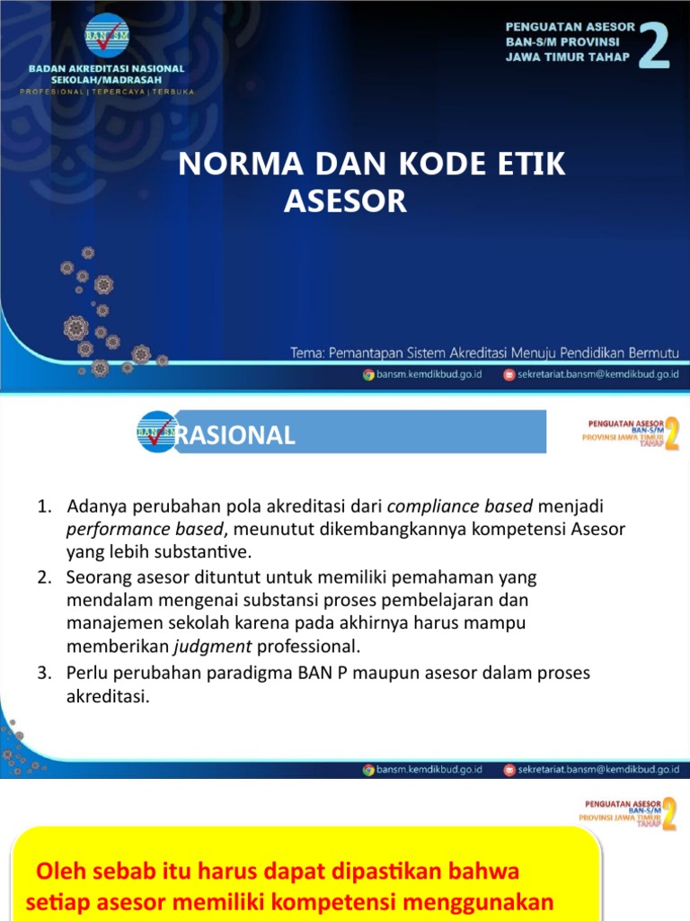 Materi Kode Etik Asesor Ok | PDF