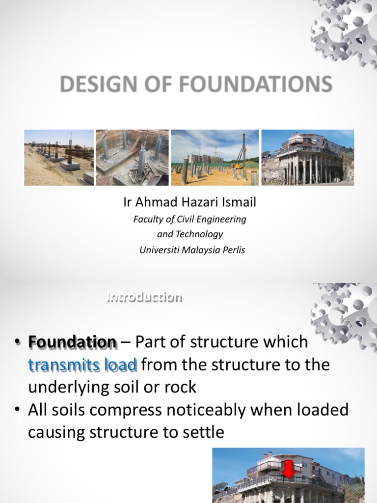 Design of Foundations | PDF | Deep Foundation | Foundation (Engineering)