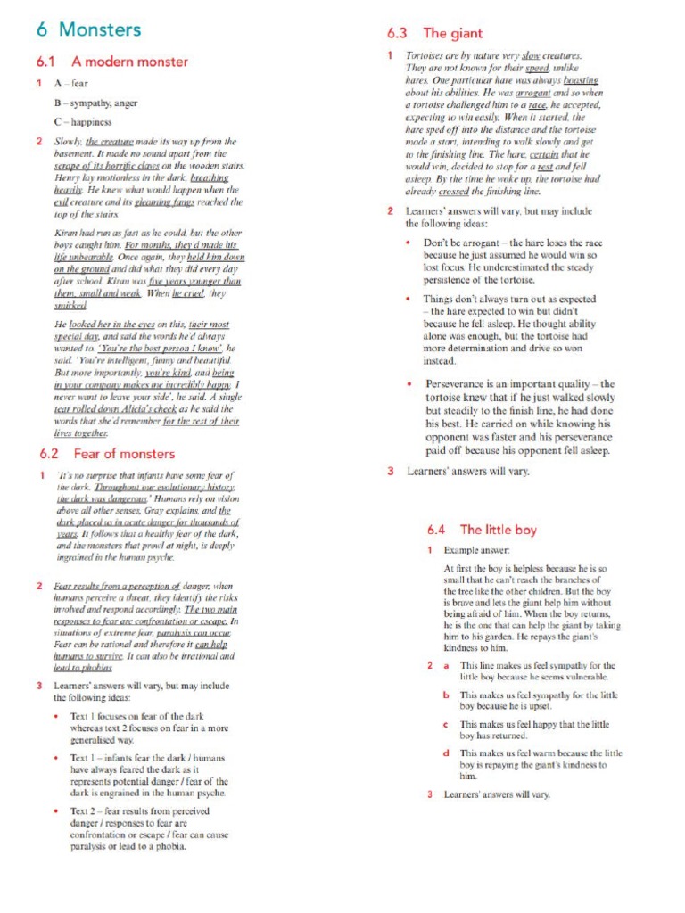 8th Grade Chapter 6 Workbook Answer Key | PDF