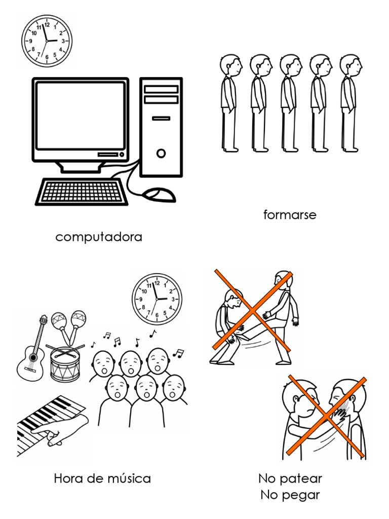 Pictogramas de Conducta y Rutinas | PDF