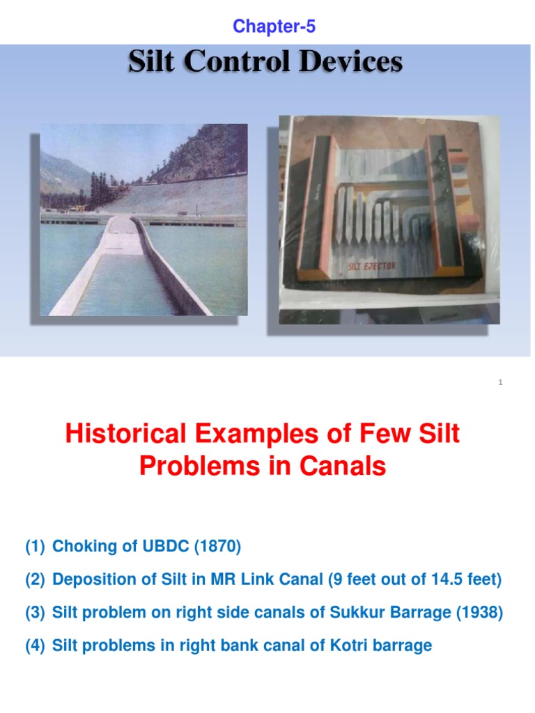 Silt Control | PDF | River | Vortices