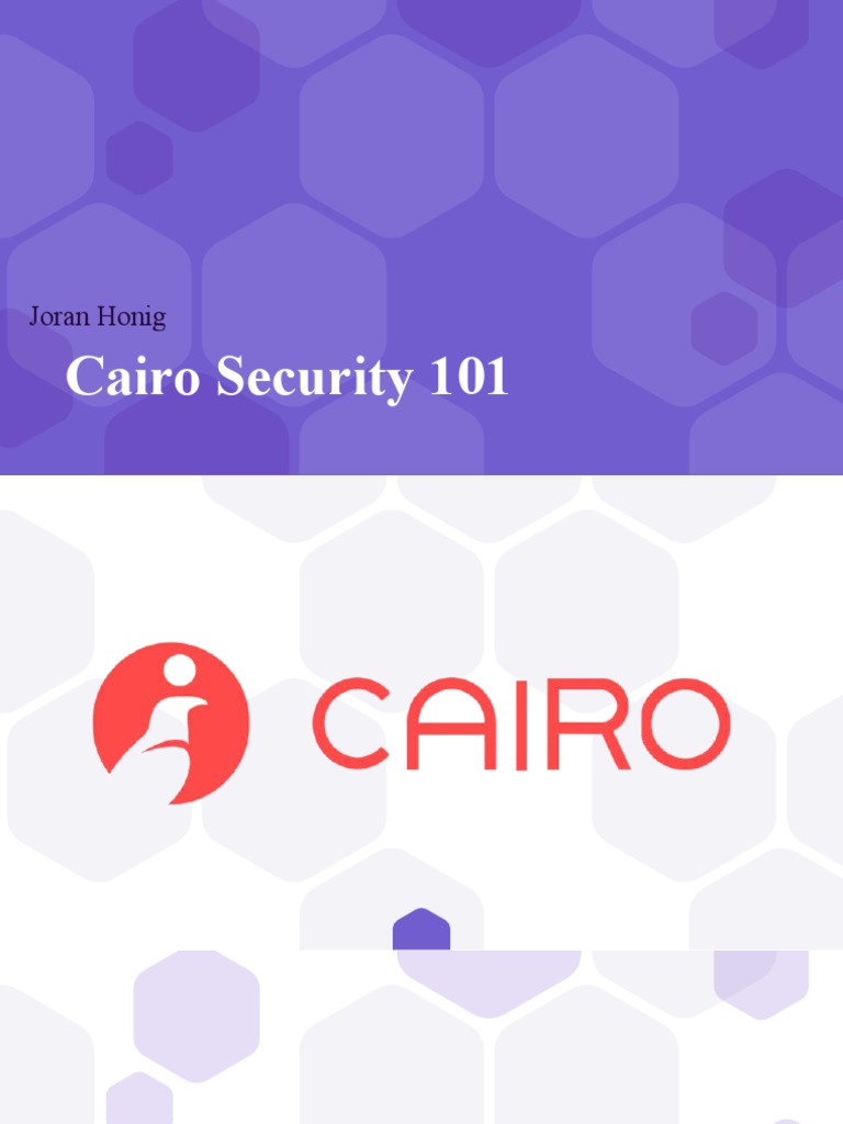 Cairo 101 | PDF | Systems Engineering | Computer Programming