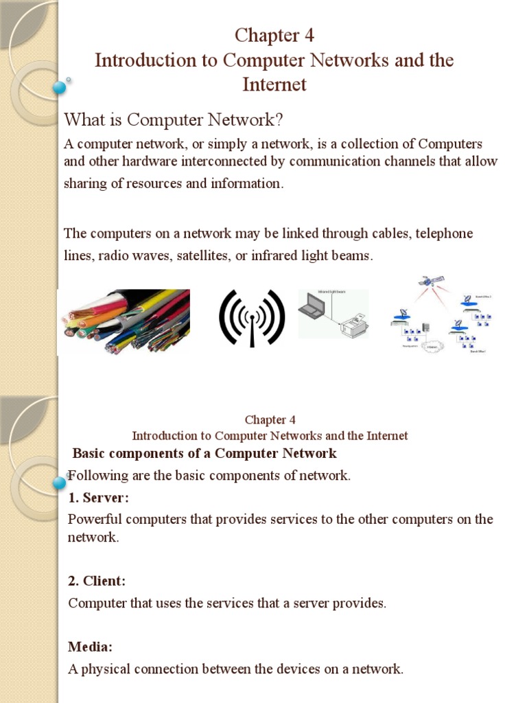 Chapter 4 Computer Network and The Internet2 | PDF | Network Topology | Transmission Medium