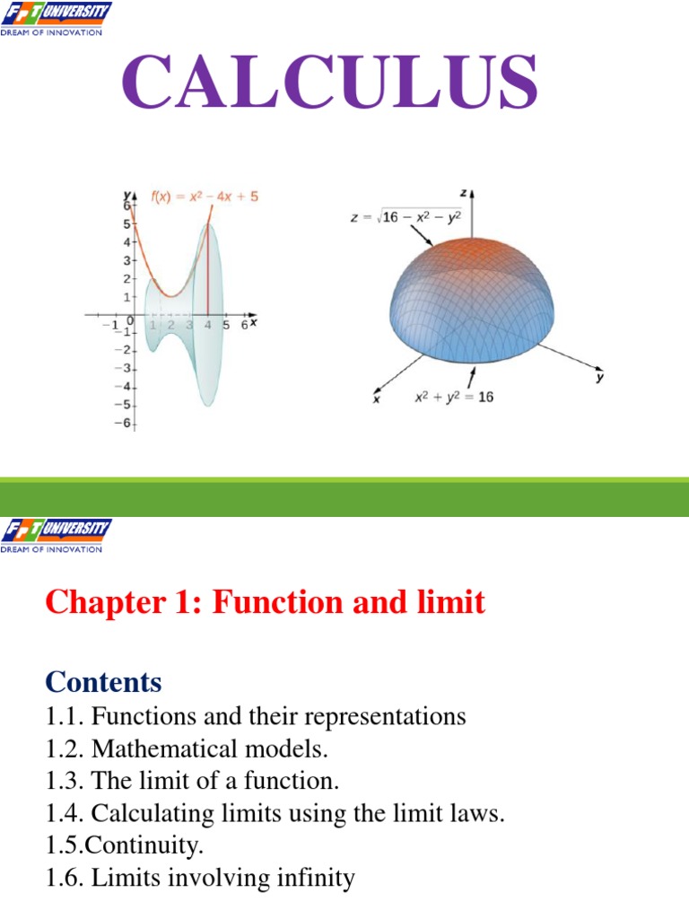 Chapter 01 - Function and Limit | Download Free PDF | Continuous Function | Trigonometric Functions