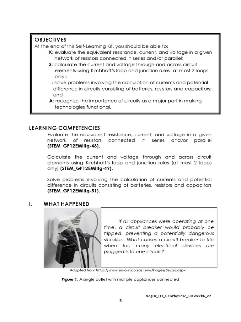 GENERAL-PHYSICS-2 Q3 Direct-Current Circuit | PDF | Series And Parallel ...