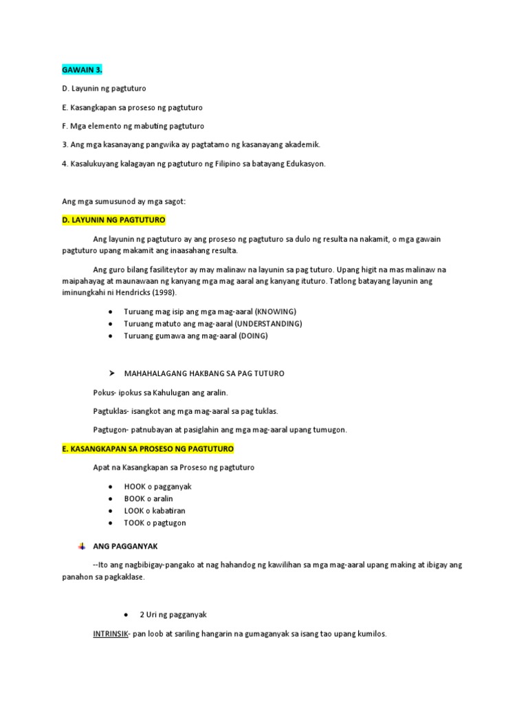 Gawain 3 MC Fil 3 | PDF