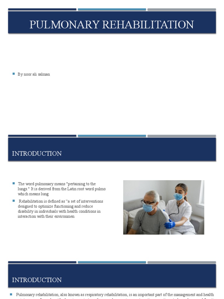 Pulmonary Rehabilitation | PDF | Lung | Chronic Obstructive Pulmonary ...