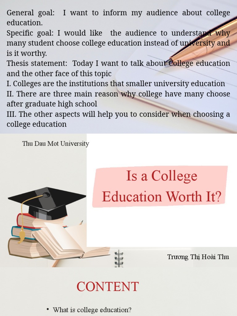 Is A College Education Worth It | PDF