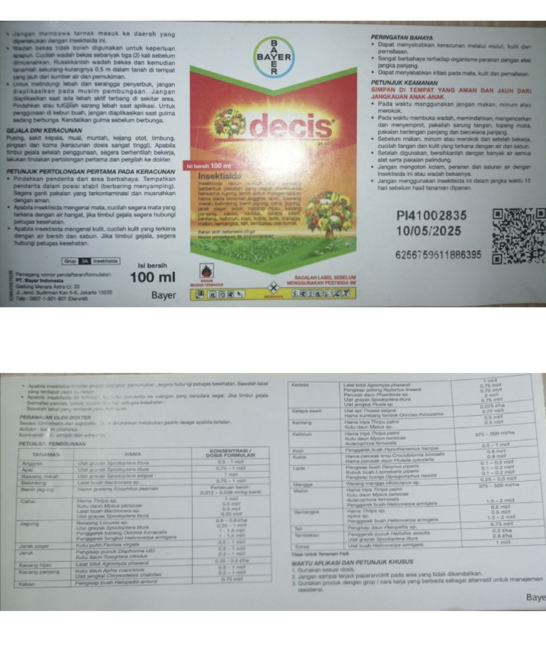 Nama Latin (Hama Tanaman) | PDF