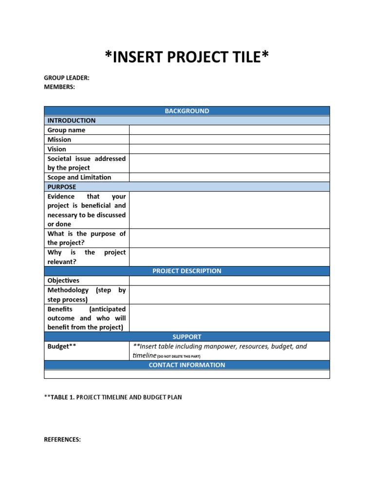 Concept Paper Format | PDF