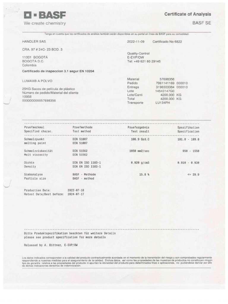Coa Luwax A Mar 21 | PDF