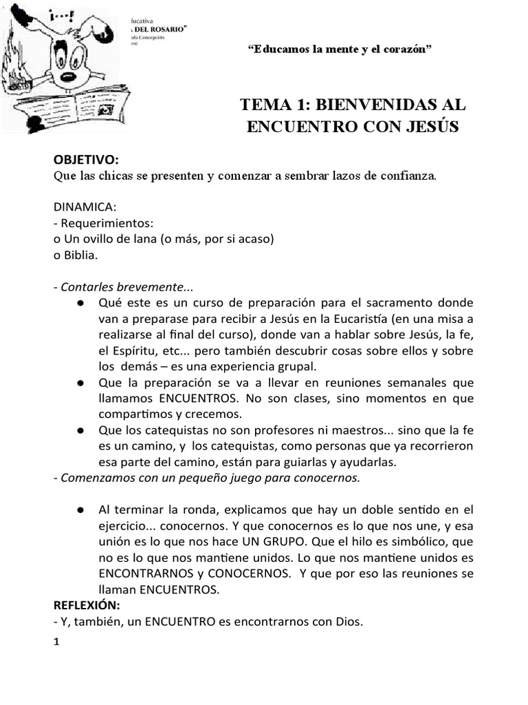 Tema 1 - Comunión | PDF | eucaristía