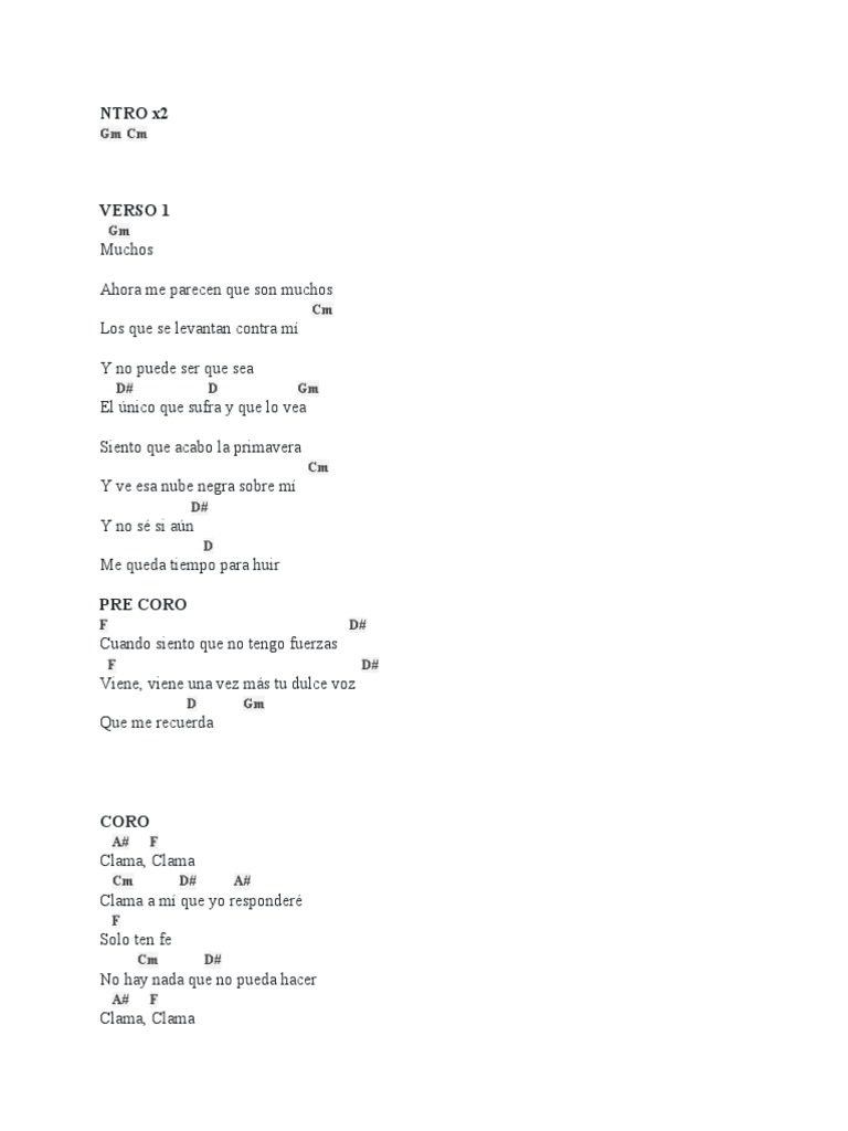 Clama - Kike Pavon | PDF