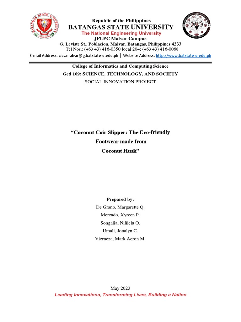 Group 6 - BSIT 1203 (GEd 109 Final Requirement) | PDF | Recycling | Waste