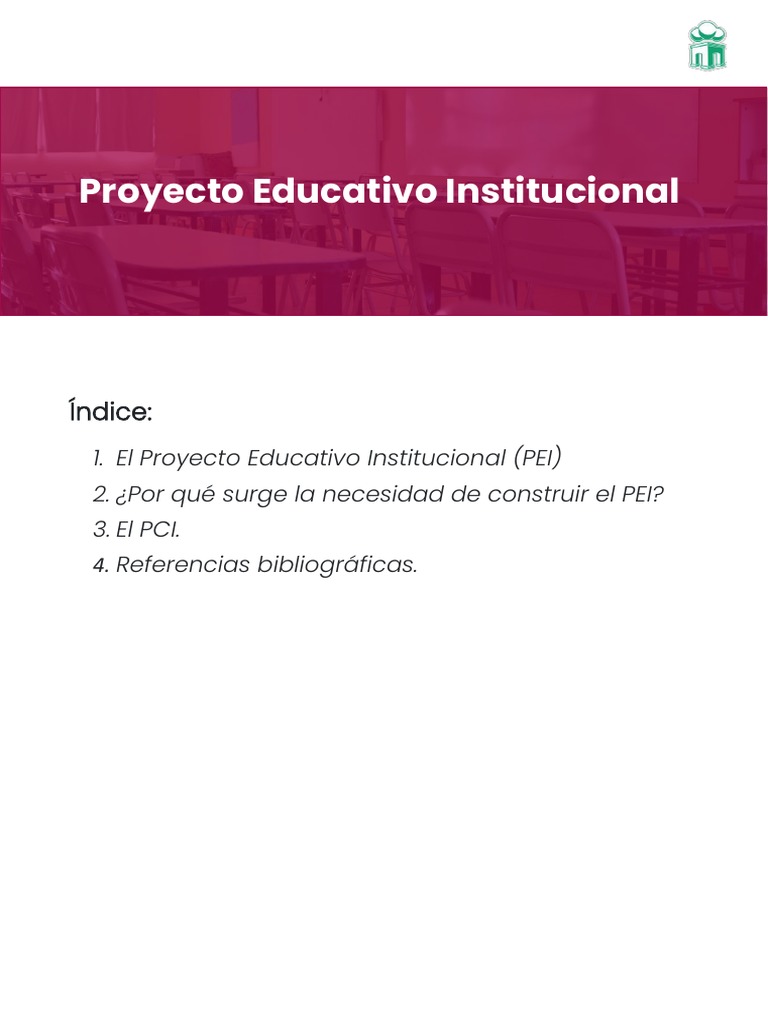 Proyecto Educativo Institucional | PDF | Plan de estudios | Enseñando