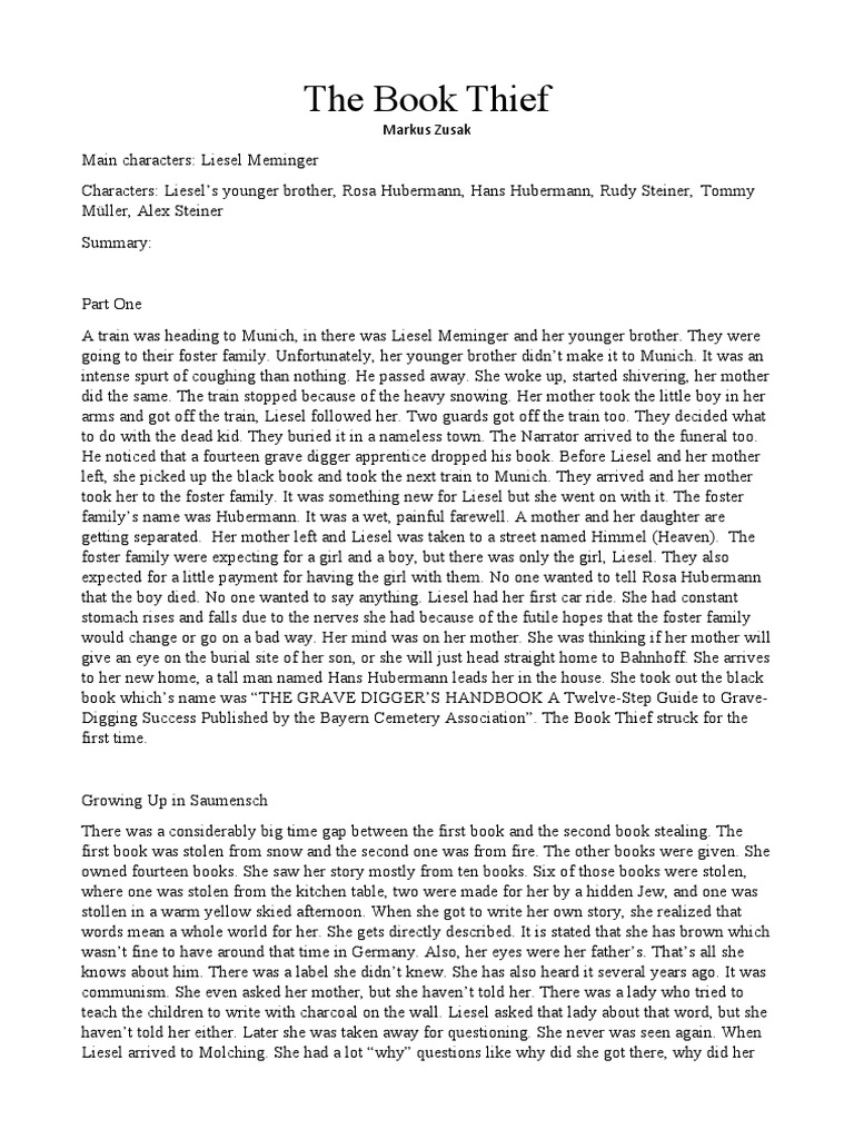 The Book Thief | PDF | Poetry