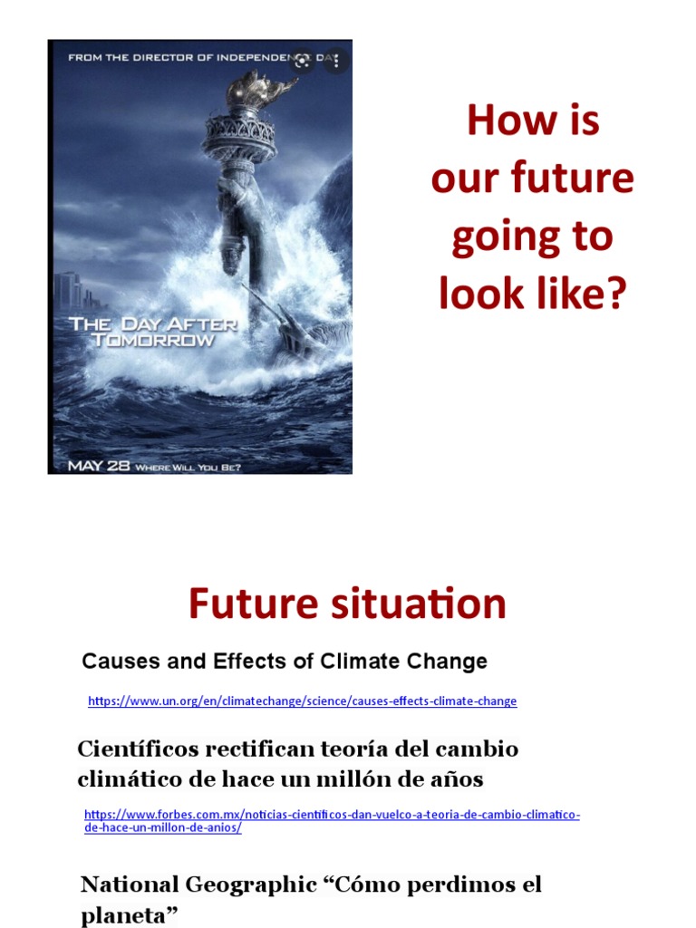 Escenarios Futuros del Cambio Climático | PDF