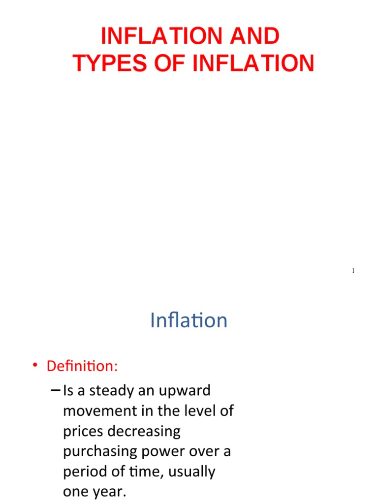Inflation and Types of Inflation | PDF | Full Employment | Inflation
