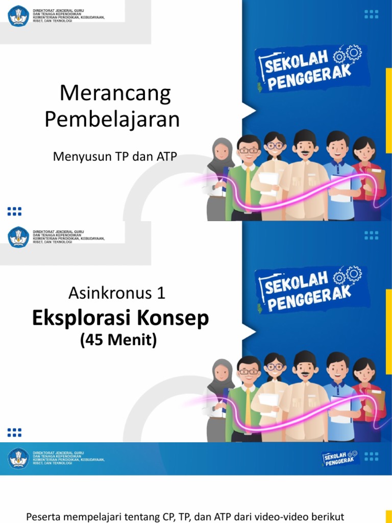 Bahan Ajar Modul Merancang Pembelajaran - Semua Sesi | PDF