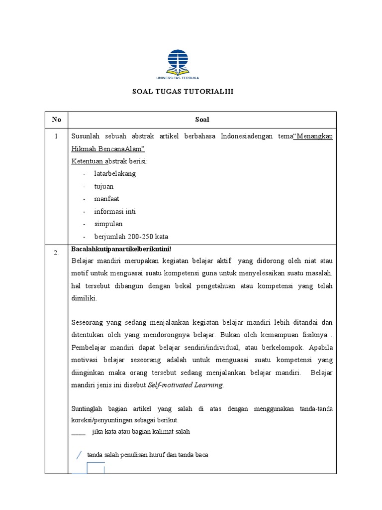 Tugas 3 Tuton - MKWU4108 PDF | PDF