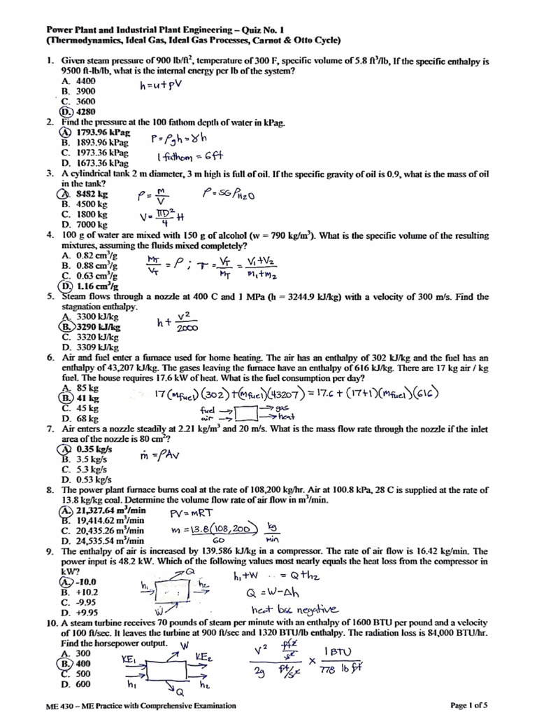 PIPE Quiz No. 1 Solution | PDF