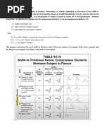 Compact vs. Non-Compact vs. Slender Sections | PDF | Strength Of ...