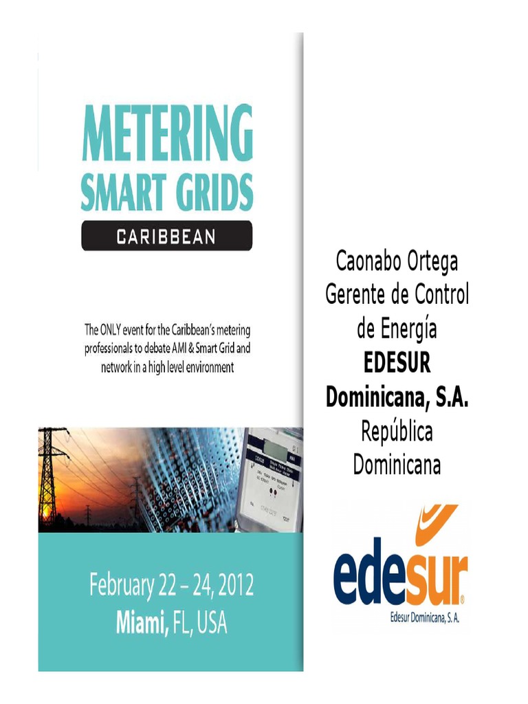 Metering Smart Grids-Caribbean | PDF | Tecnología de información y ...