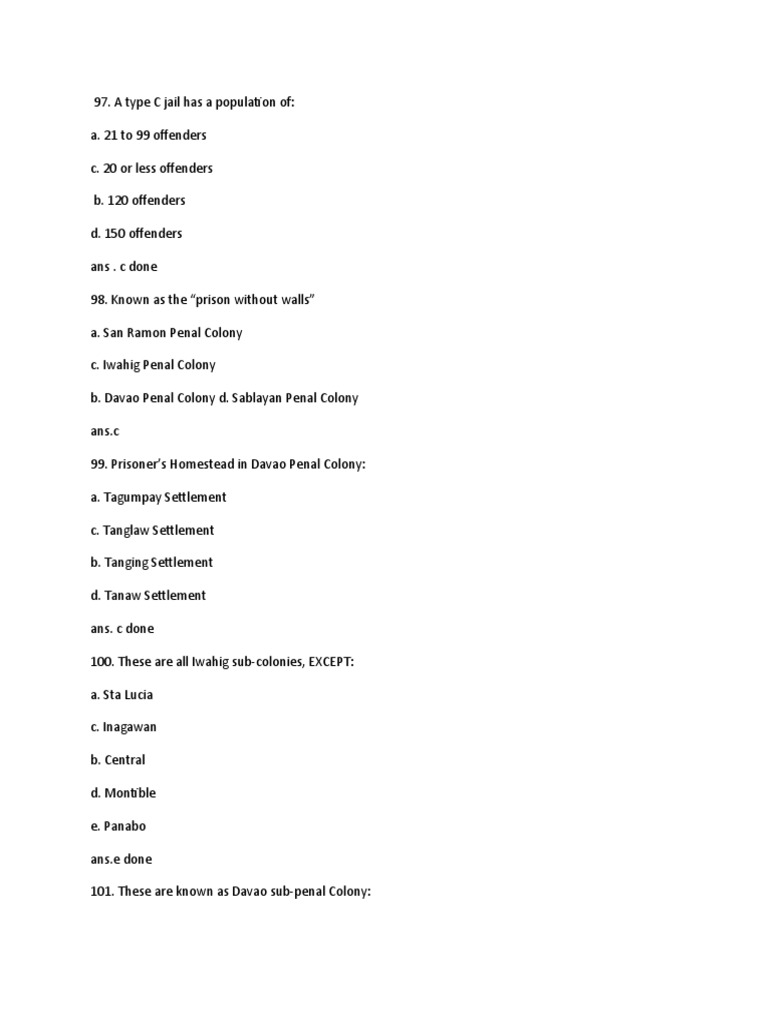 Cor-Ad Q&a | PDF | Probation | Parole