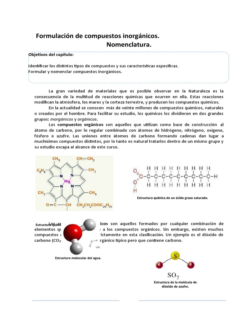 compuestos inorganicos (1) | PDF | Compuestos químicos | Óxido