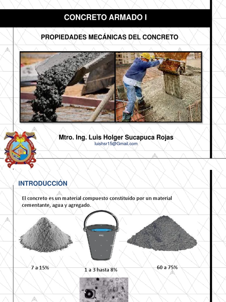 Propiedades Del Concreto | PDF