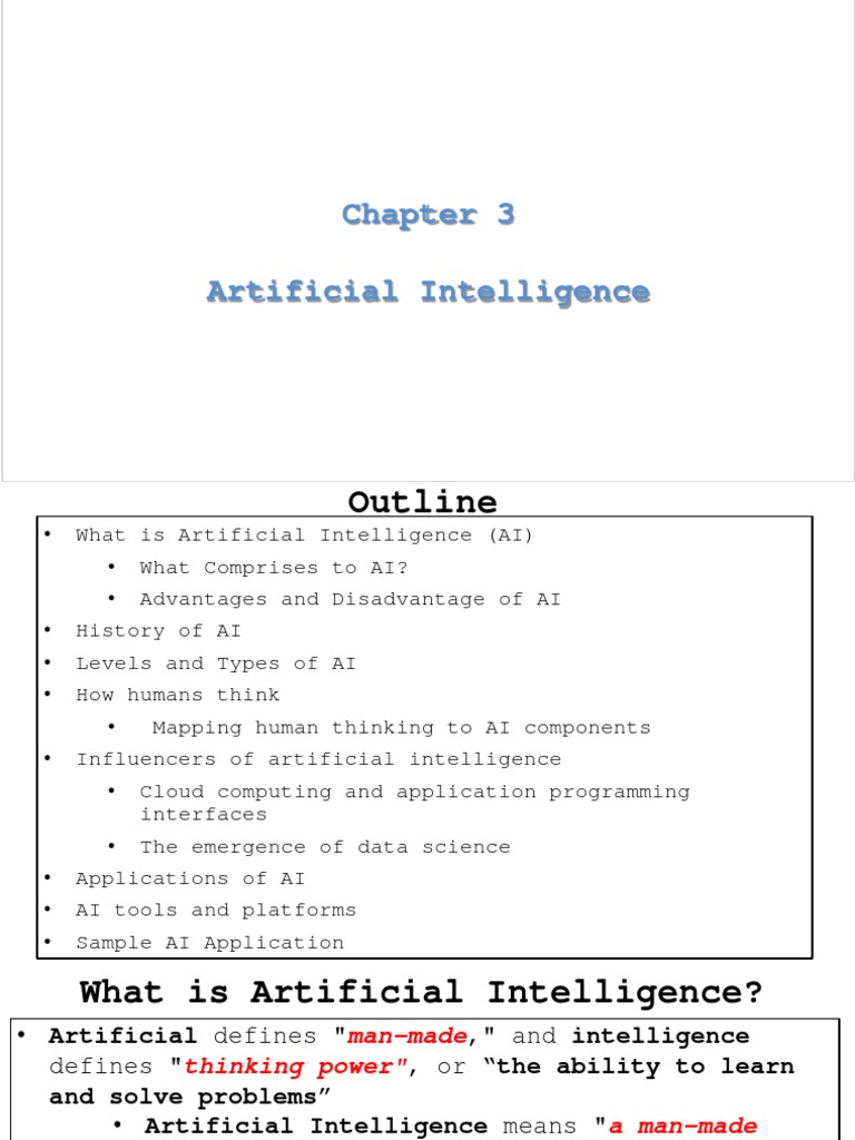 Chapter 3 - ET | PDF | Artificial Intelligence | Intelligence (AI) & Semantics