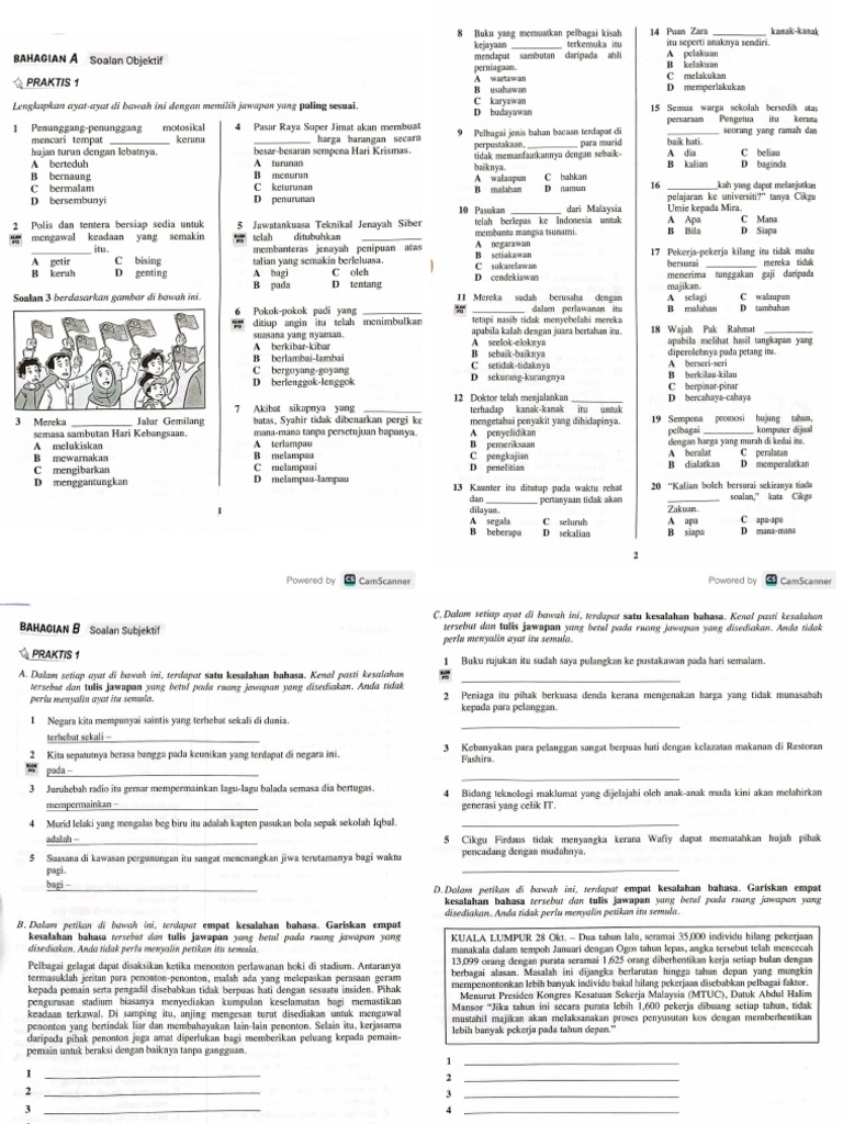 2023 Form 3 Bahasa Melayu (Feb-April) | PDF