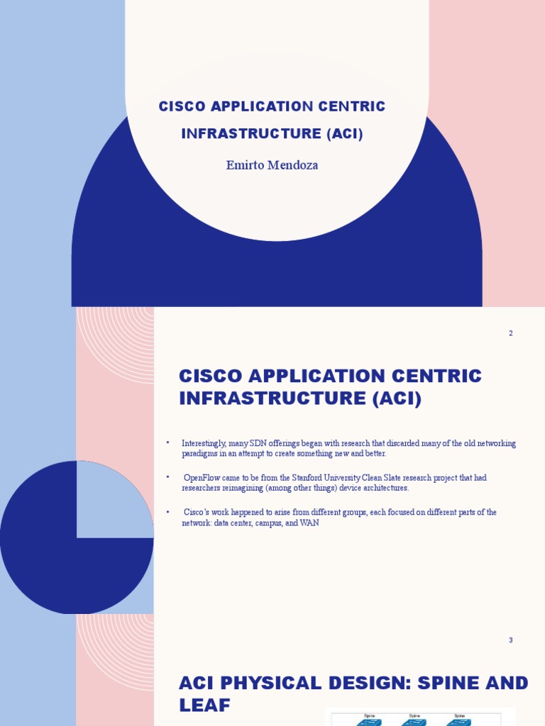 Cisco Application Centric Infrastructure Aci Pdf Computer Network Server Computing