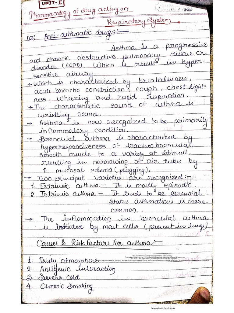 Drug Acting On Respiratory System (B.Pharamcy 6th Semester) by Garima ... Drug Acting On Respiratory System (B.Pharamcy 6th Semester) by Garima ...